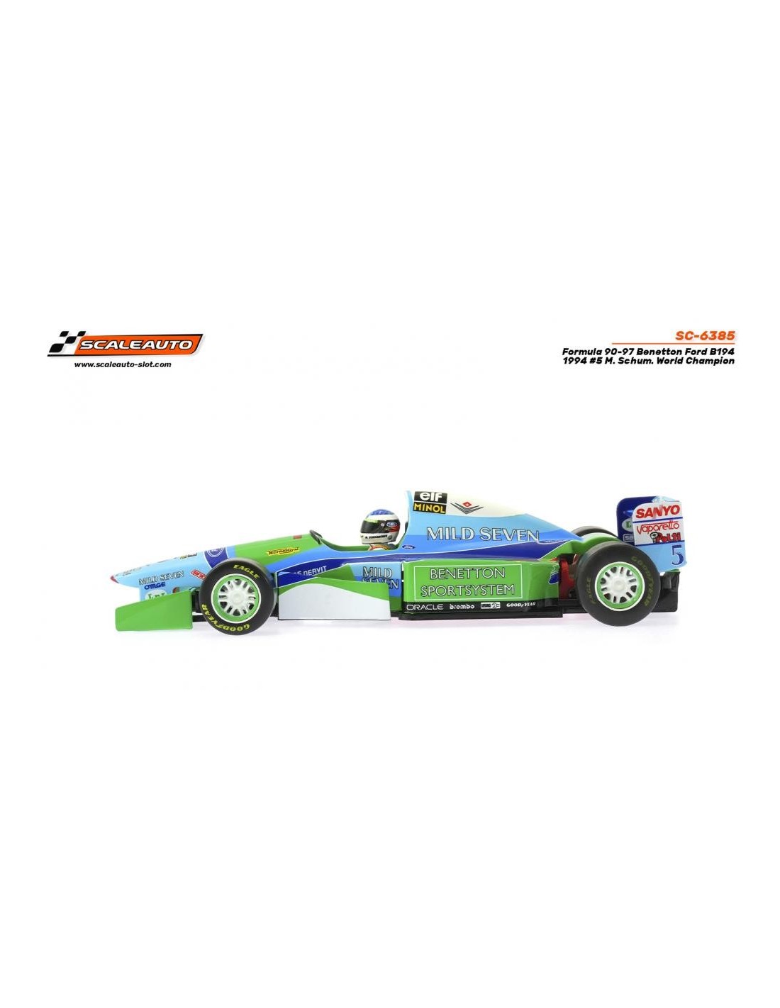 Formula 90-97 Benetton Ford B194 1994 - M. Schumacher World Champion